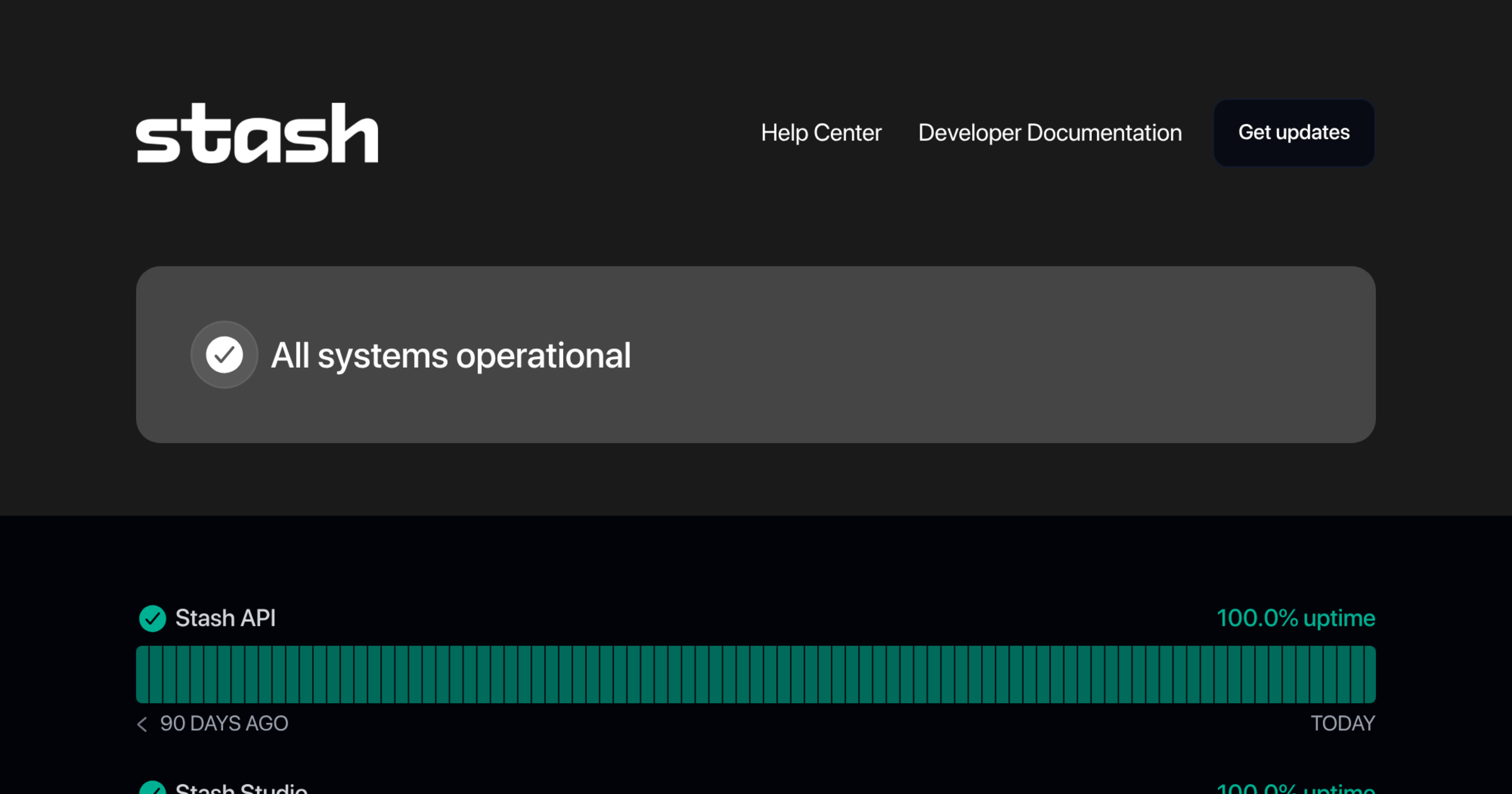 Stash - Status